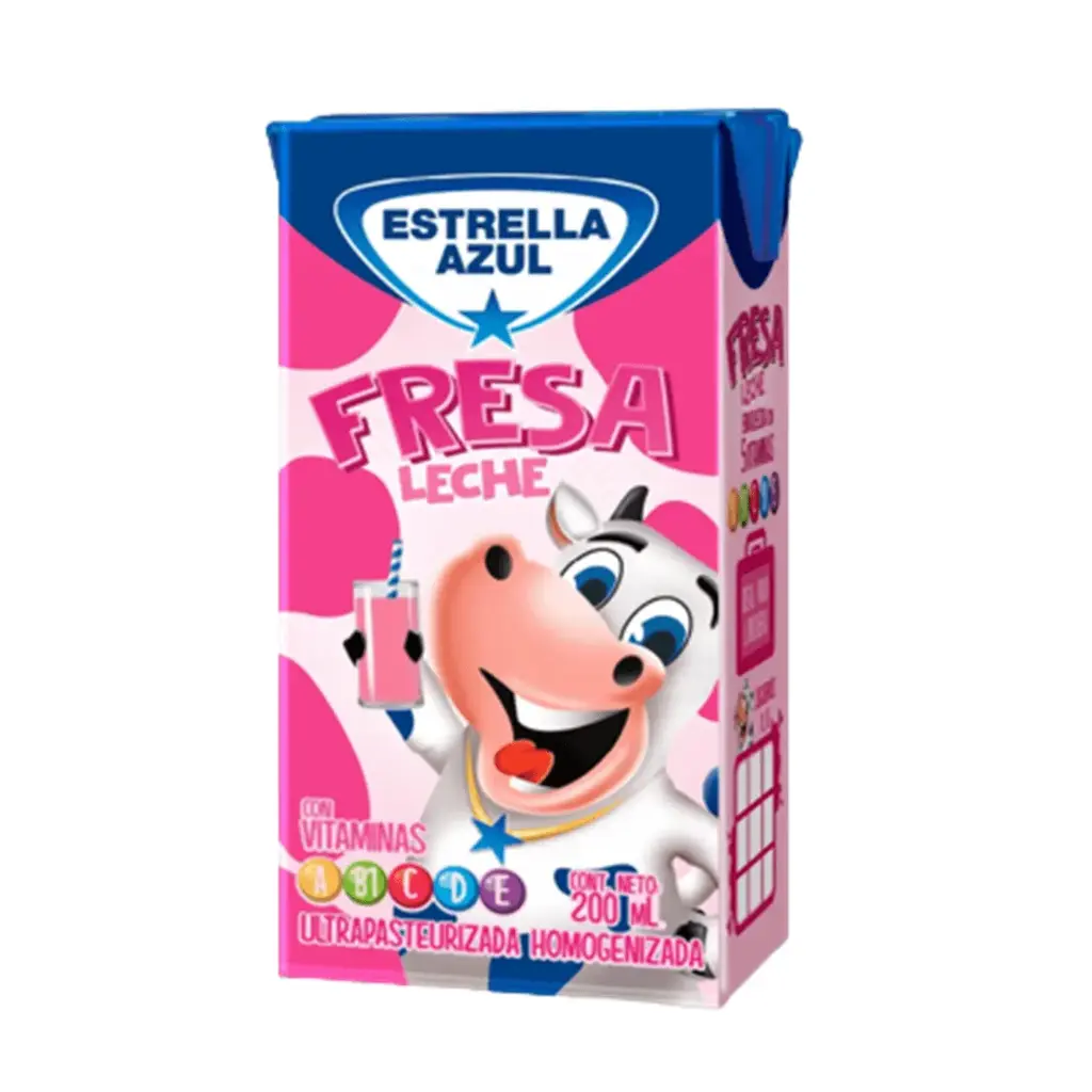 ESTRELLA AZUL FRESA LECHE 200ML | La Tiendita